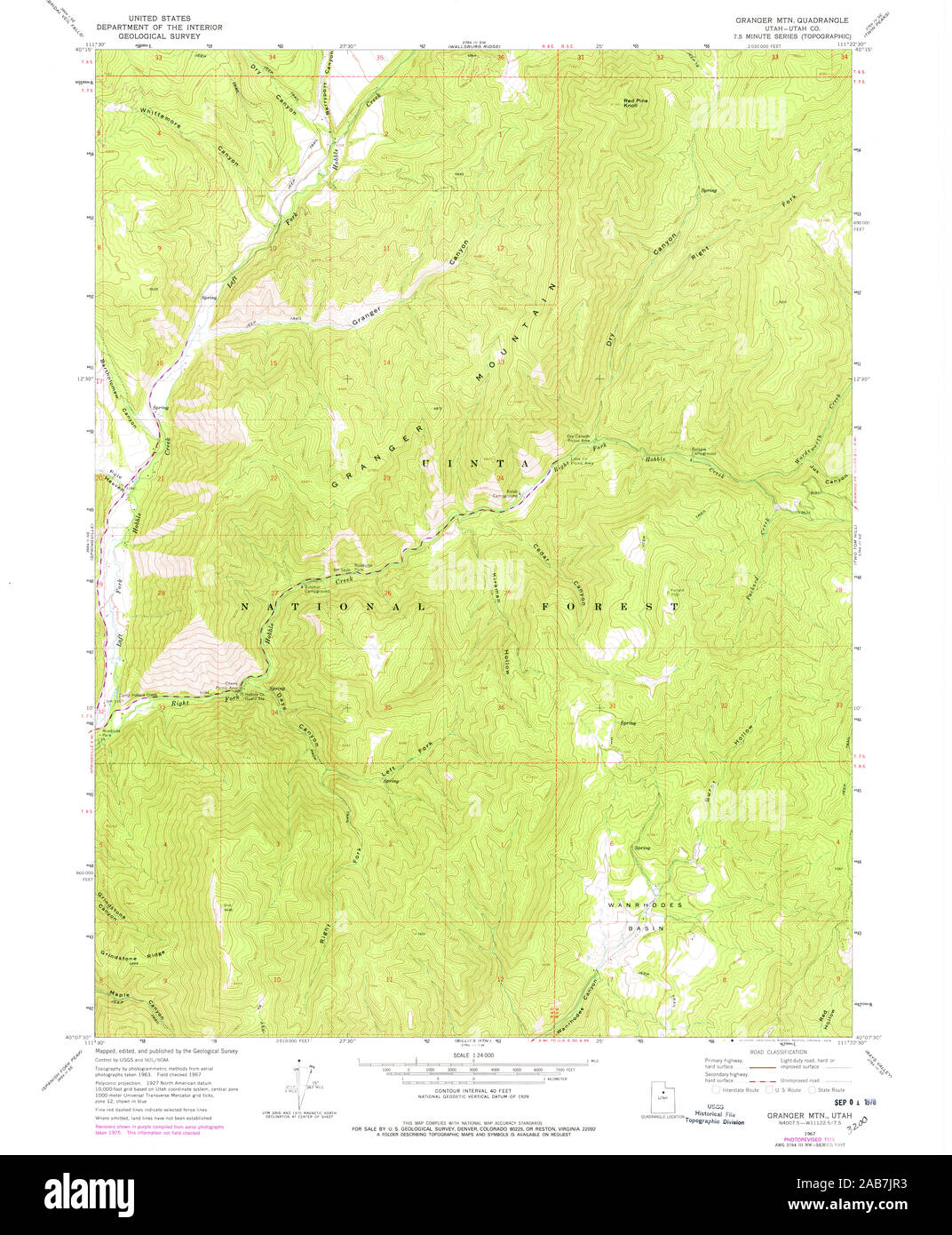 Map of granger hi-res stock photography and images - Alamy