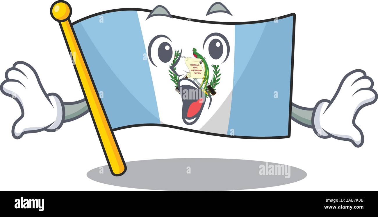 Surprised flag bolivia face gesture on cartoon style Stock Vector Image ...