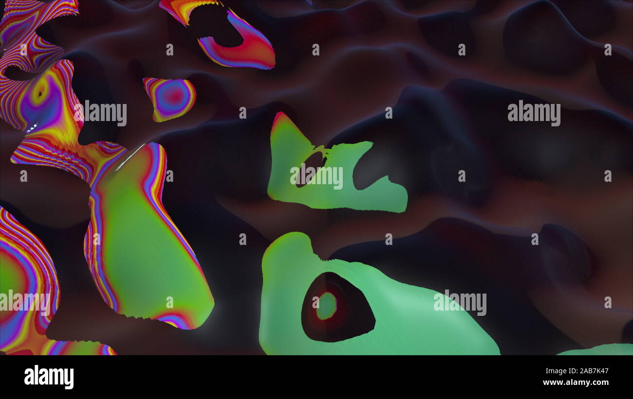 Computer generated abstract background. 3d rendering of appearance of ...