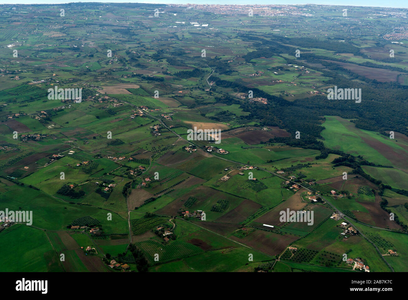 Irish aerial rural town hi-res stock photography and images - Alamy