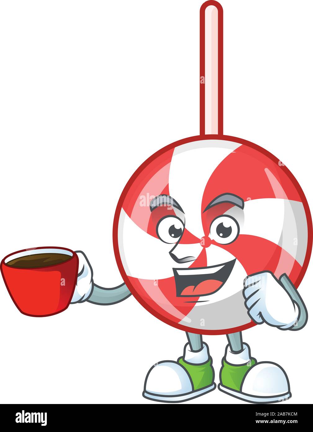 Souvenir coffee cup Stock Vector Images - Alamy