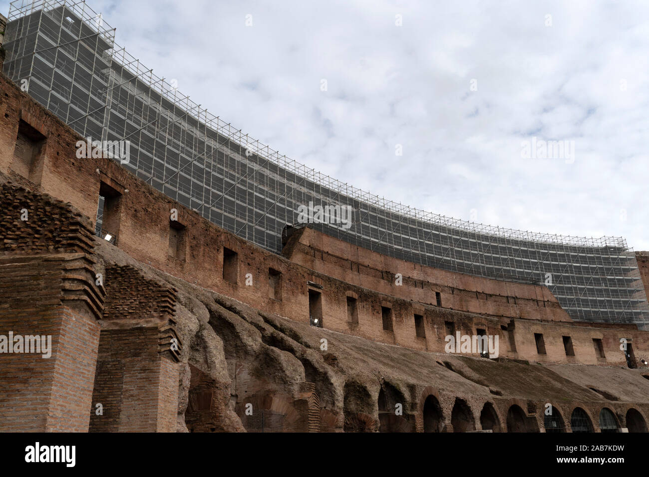 Roman colosseum restoration hi-res stock photography and images - Alamy