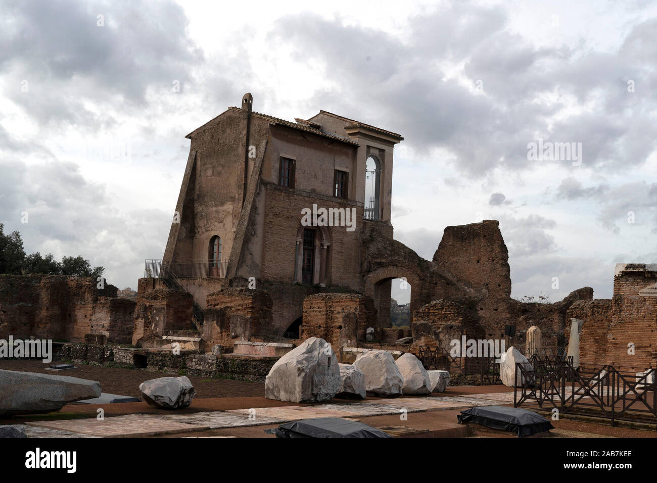 Domus Transitoria Nerone House in Rome Stock Photo - Alamy