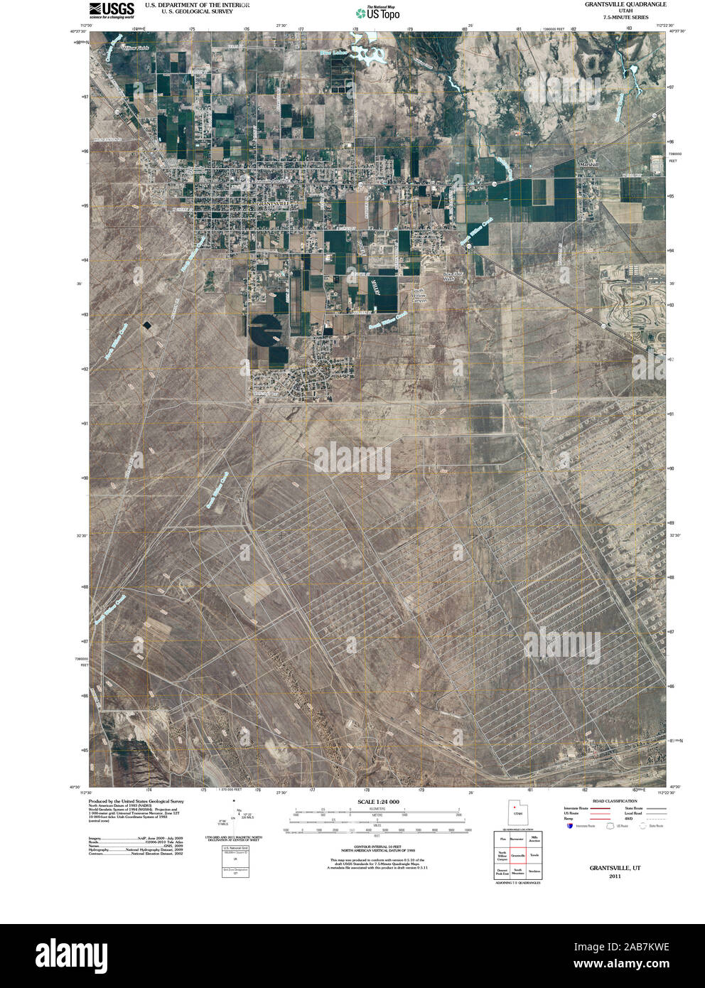 Map of grantsville hi-res stock photography and images - Alamy