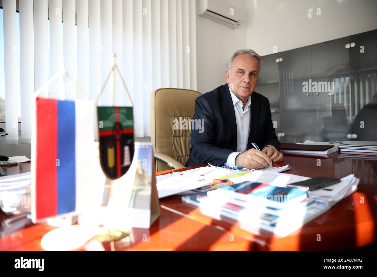 Sarajevo, Bosnia and Herzegovina (BiH). 24th Oct, 2019. Dusan Panic ...