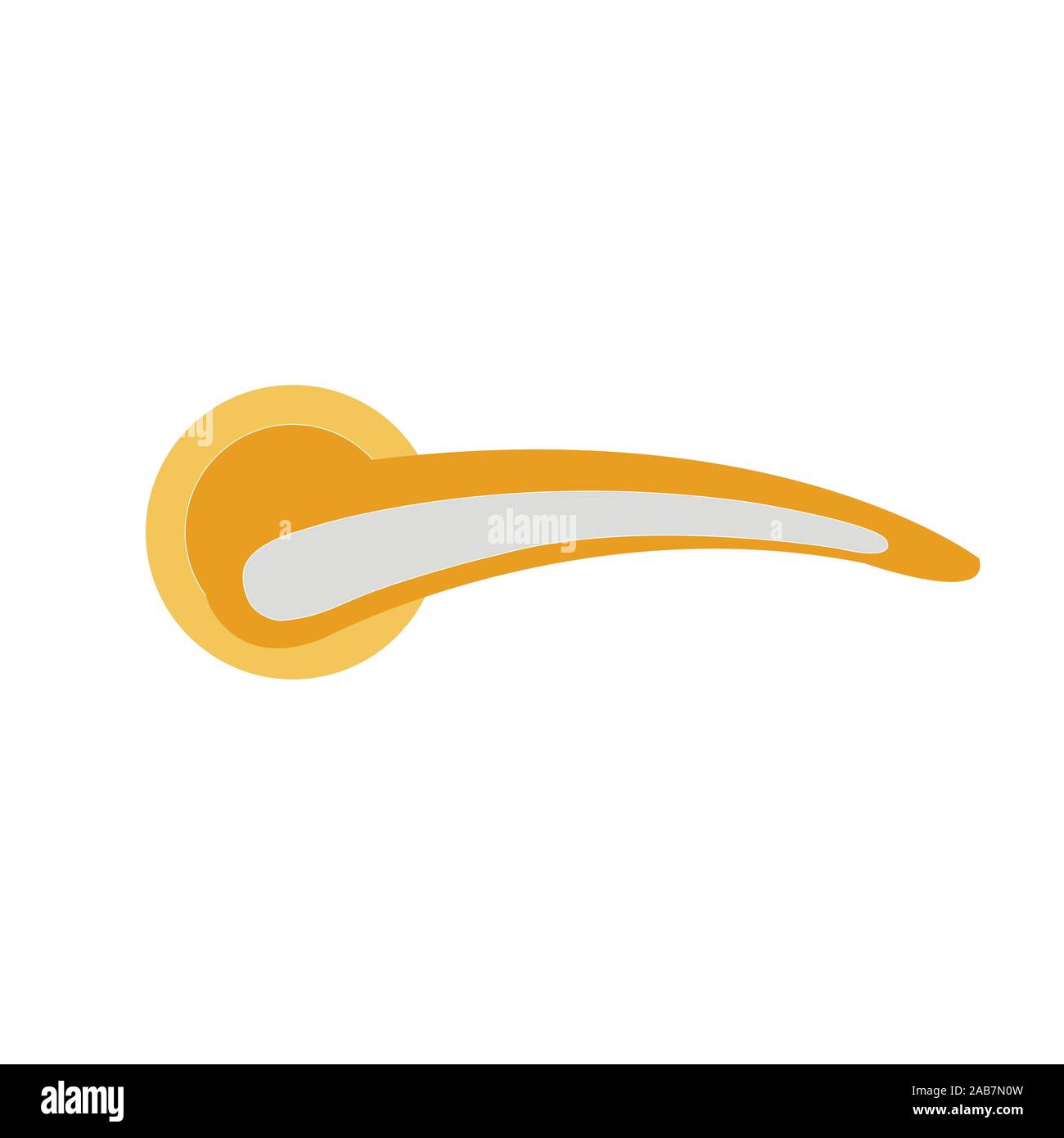 Door handle close up Stock Vector Images - Alamy