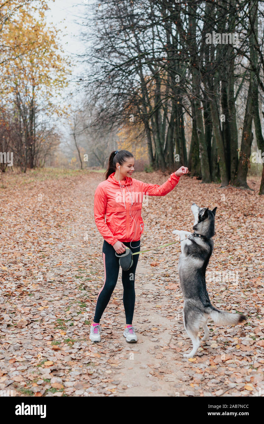 Woman Dog Pet Together High Resolution Stock Photography and Images - Alamy