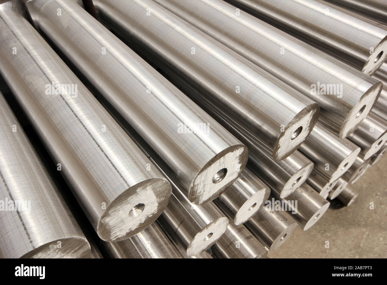 Steel profile pipe Stock Photo - Alamy