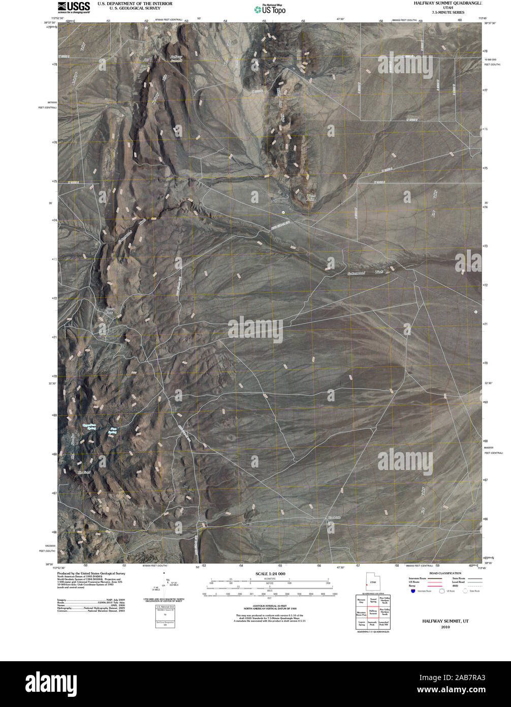 Map of halfway hi-res stock photography and images - Alamy