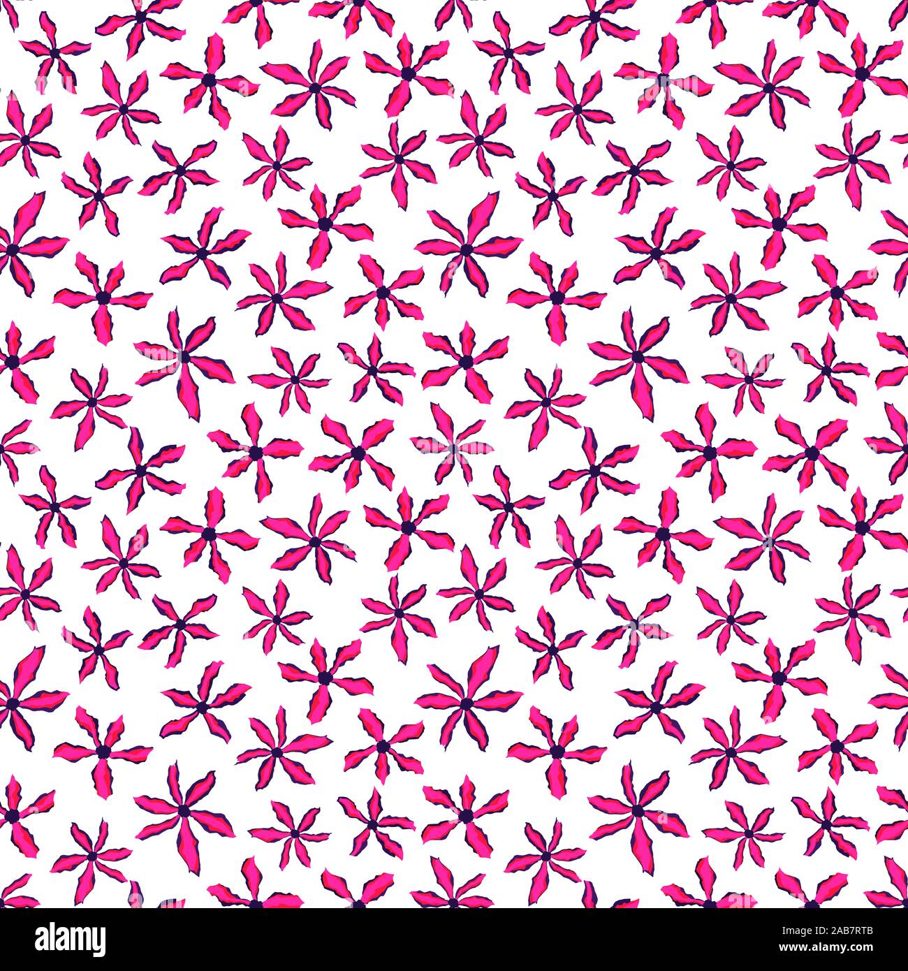 Seamless flower pattern. Pink purple floral background. Floral print ...