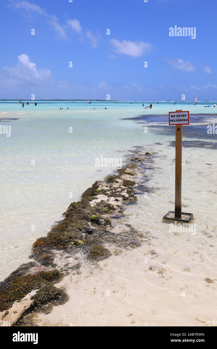 Bonaire lac bay beach hi-res stock photography and images - Alamy