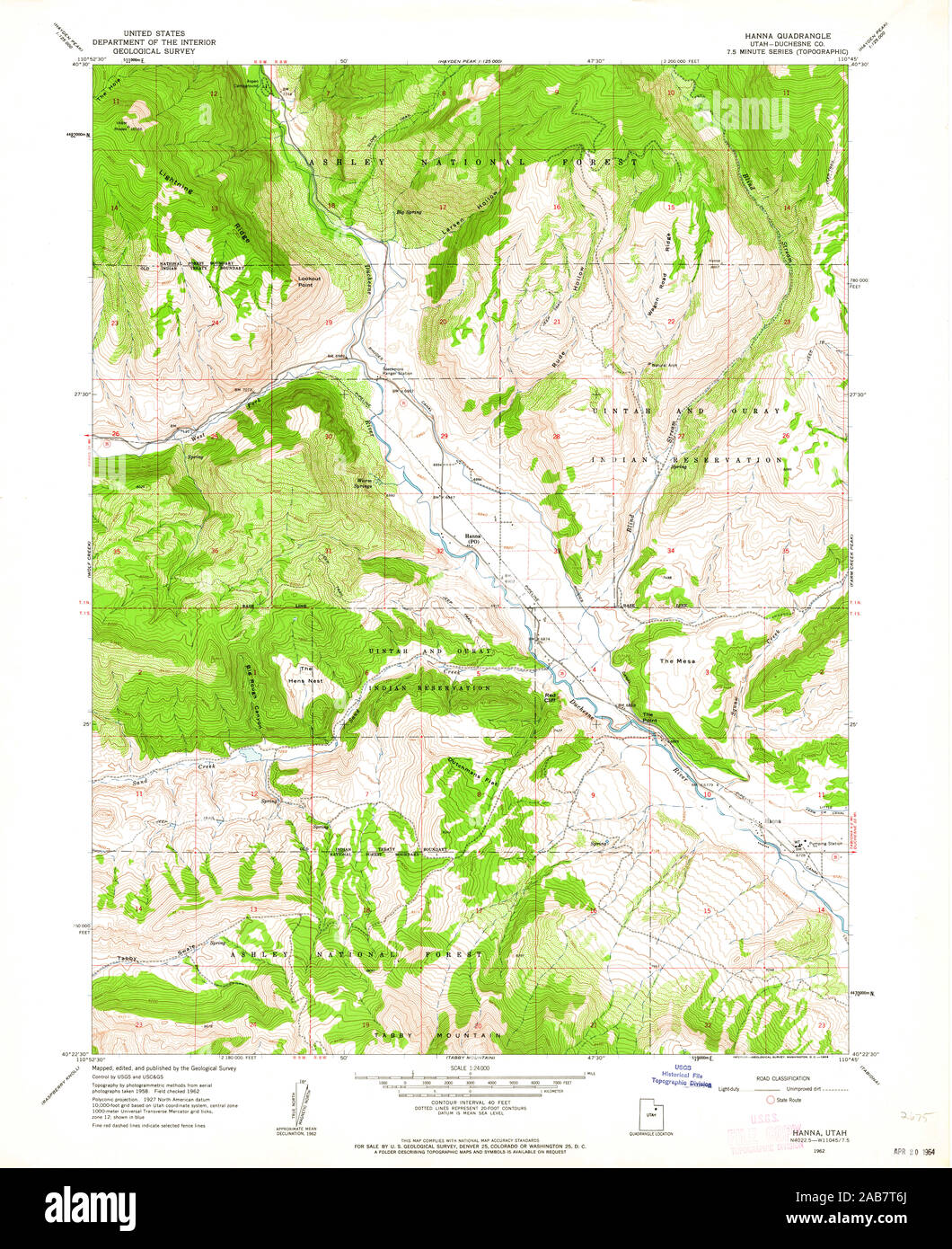 Map of hanna hi-res stock photography and images - Alamy
