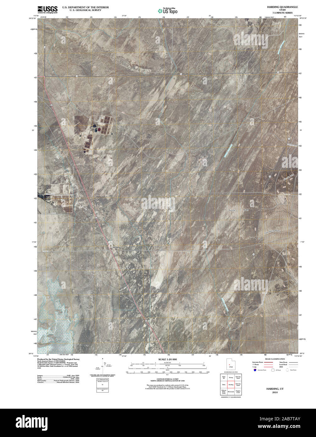 Harding map Cut Out Stock Images & Pictures - Alamy