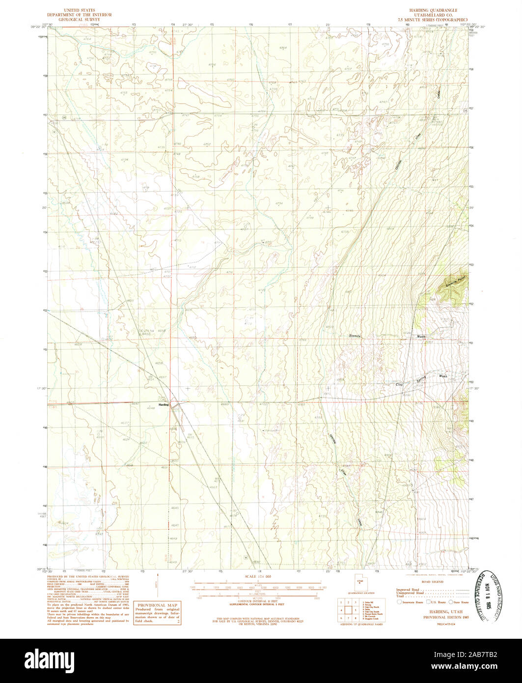 Harding map Cut Out Stock Images & Pictures - Alamy