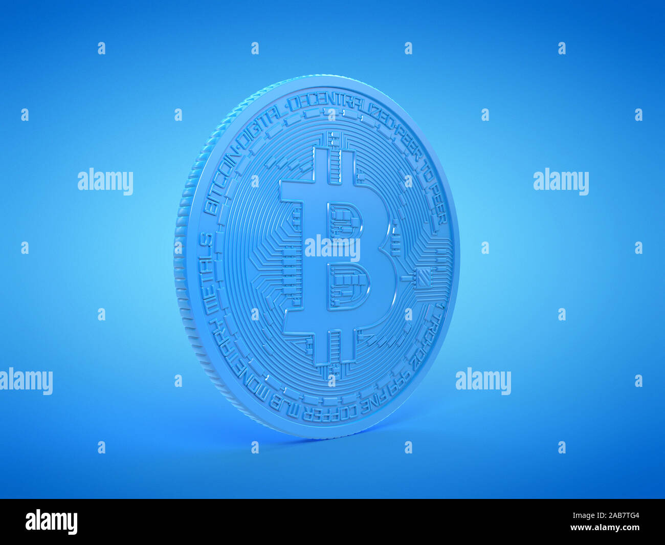 Blue bitcoin hi-res stock photography and images - Alamy