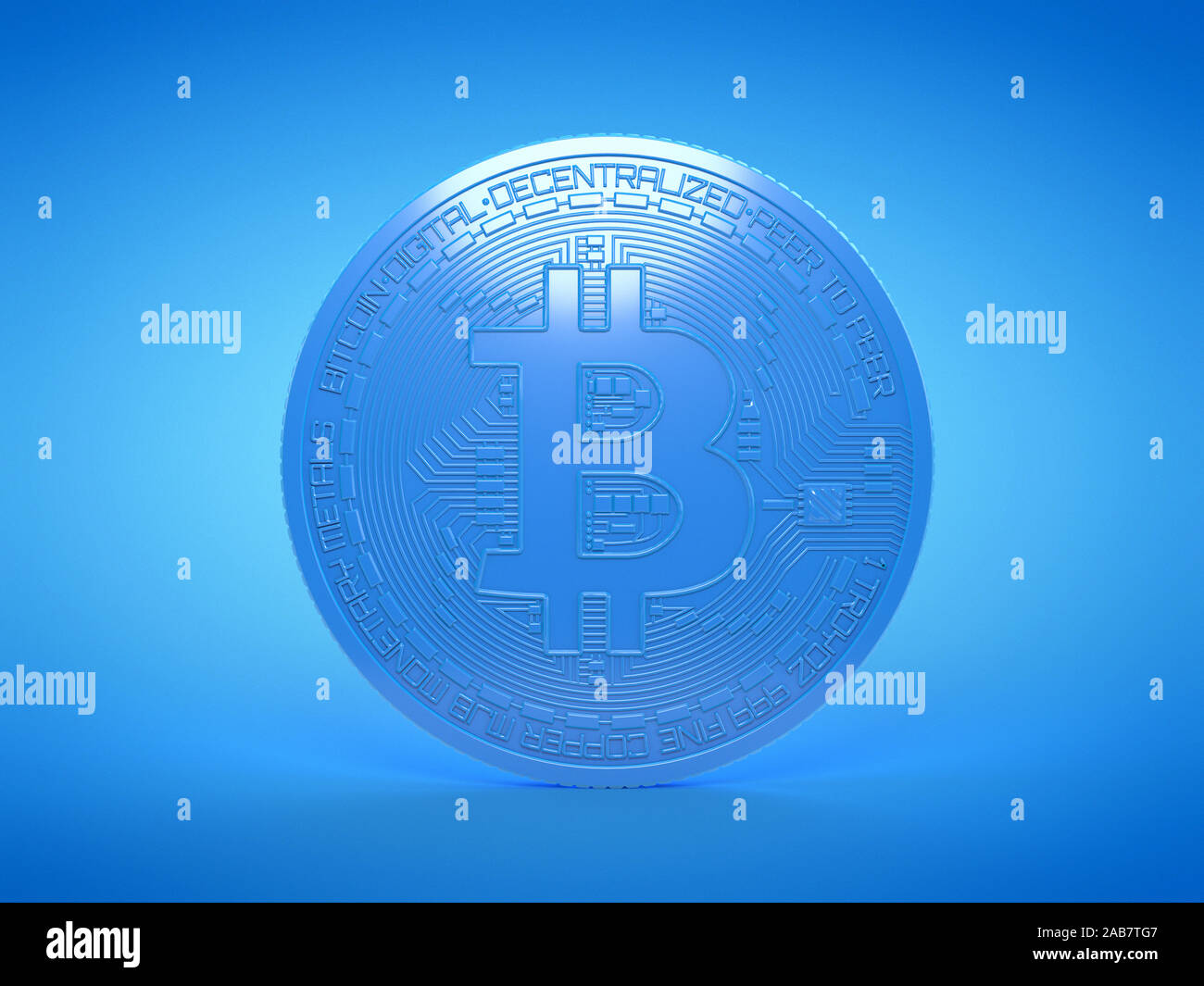 Blue bitcoin hi-res stock photography and images - Alamy