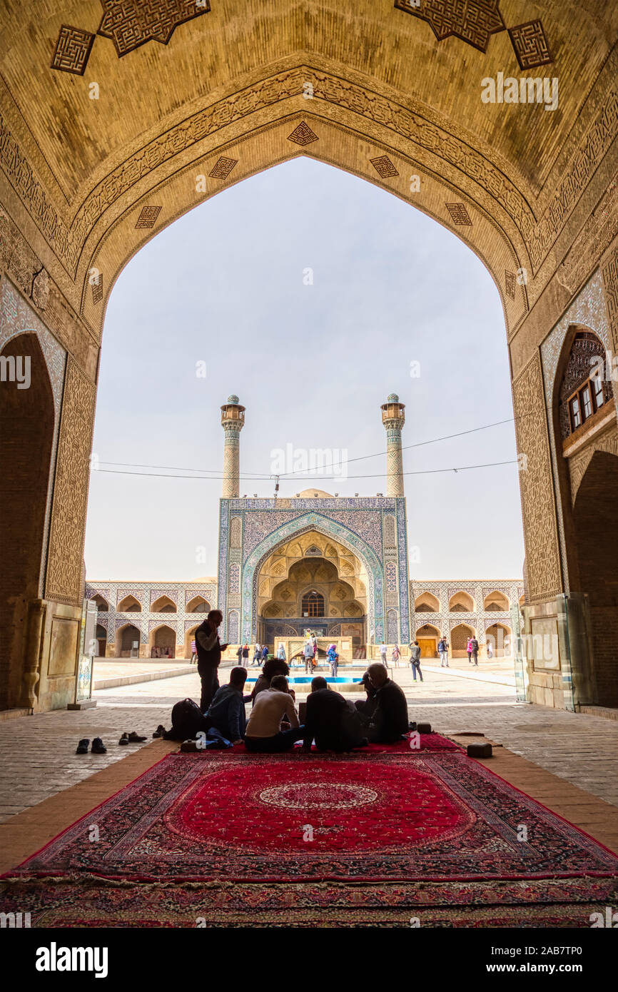Northside Iwan, Masjed-e Djame (Jameh Mosque), UNESCO World Heritage ...