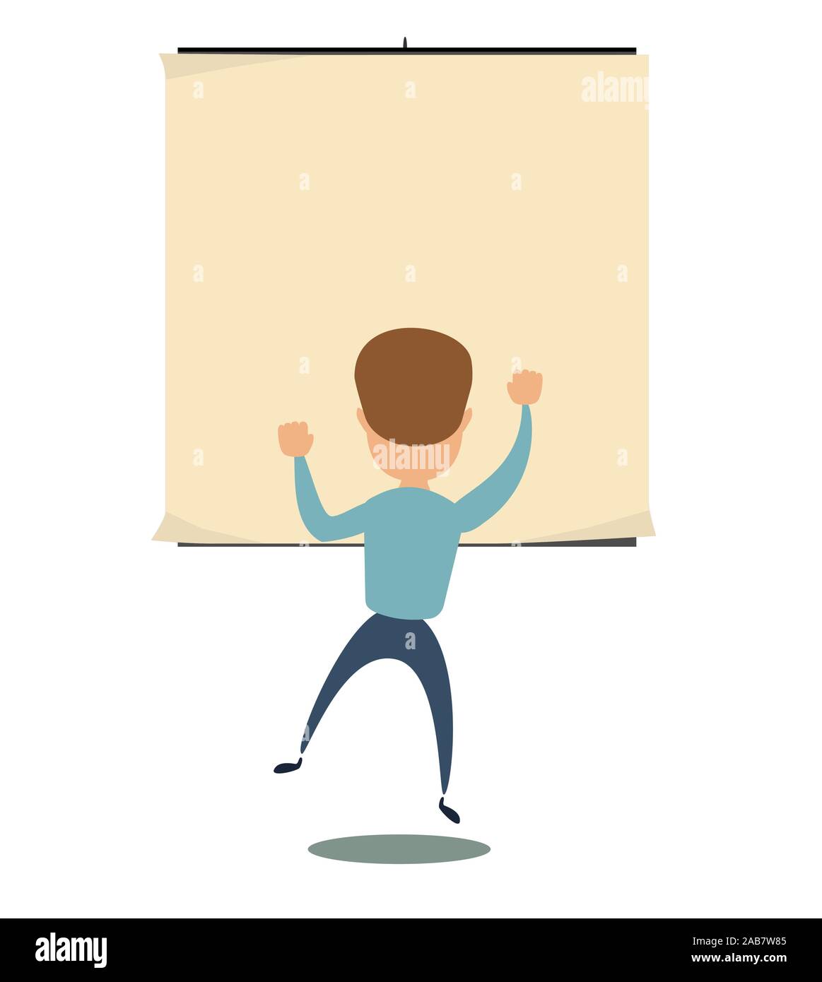 Looking at wall Stock Vector Images - Alamy