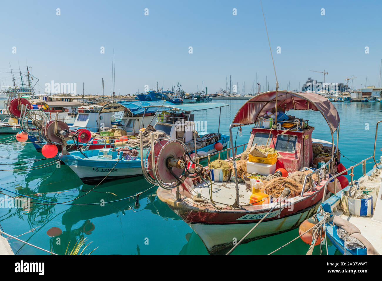 Limassol Marina harbour in Limassol, Cyprus, Mediterranean, Europe ...