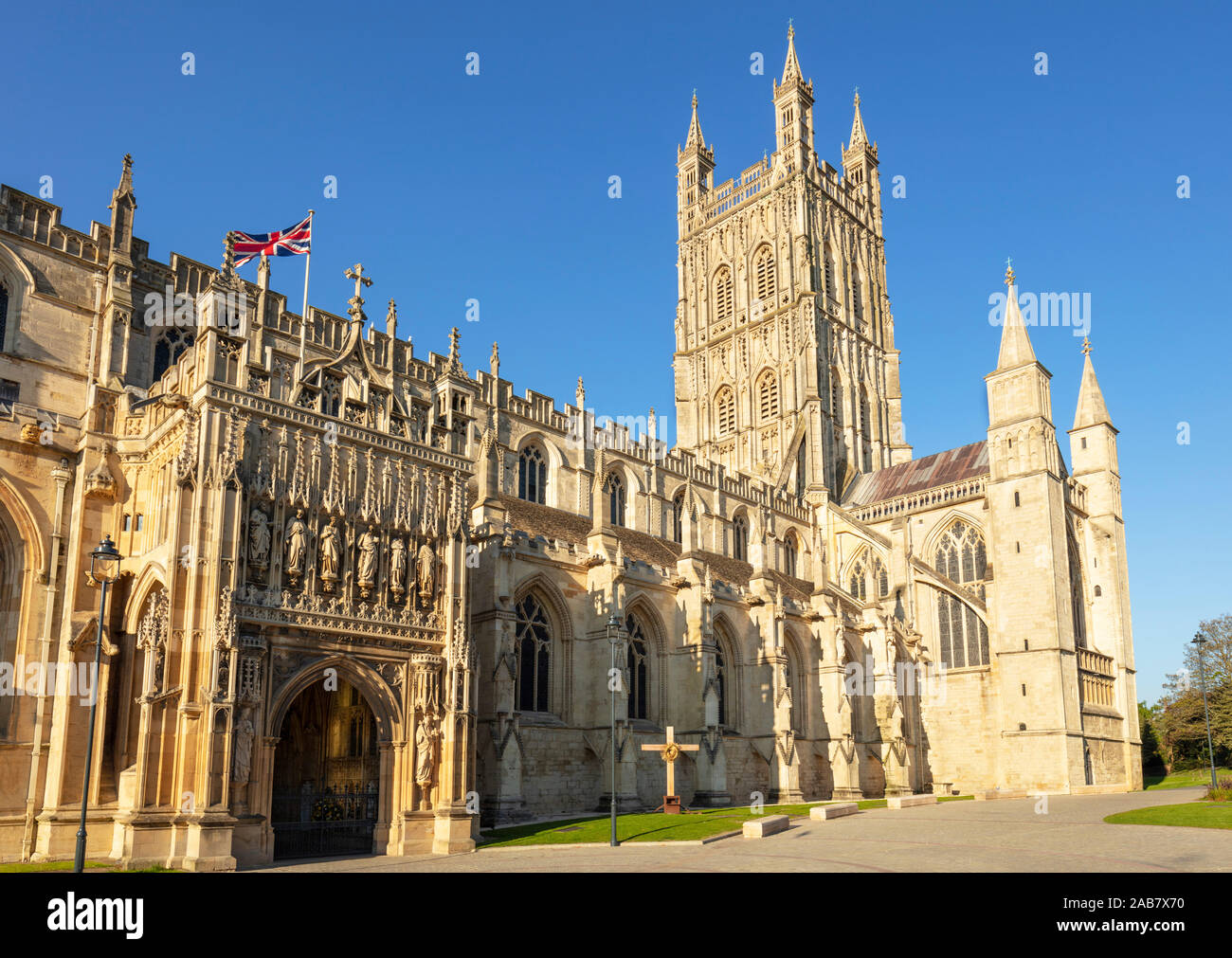 Gloucester Cathedral, city centre, Gloucester, Gloucestershire, England ...