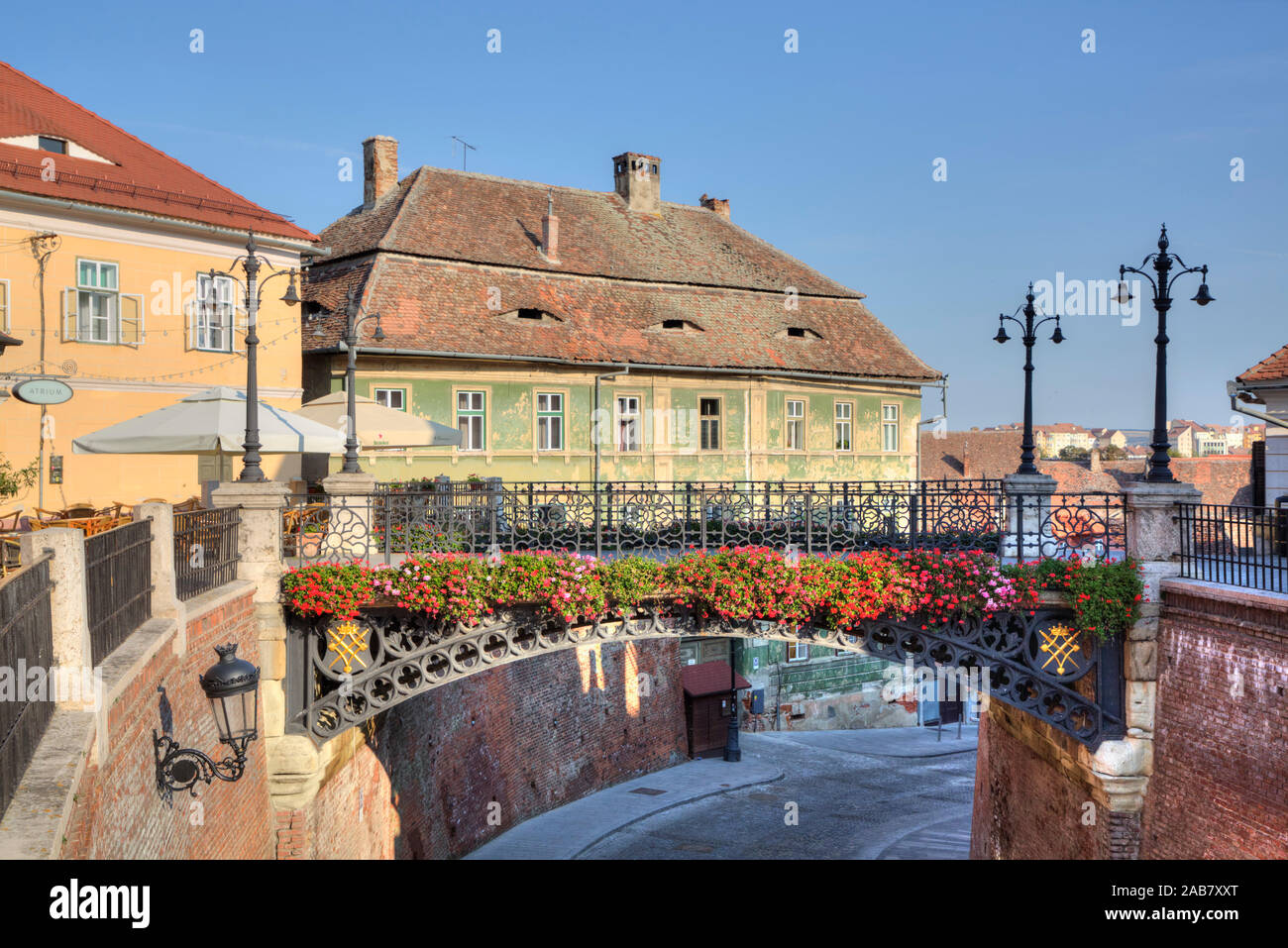 Liars' Bridge, Sibiu, Transylvania Region, Romania, Europe Stock Photo ...