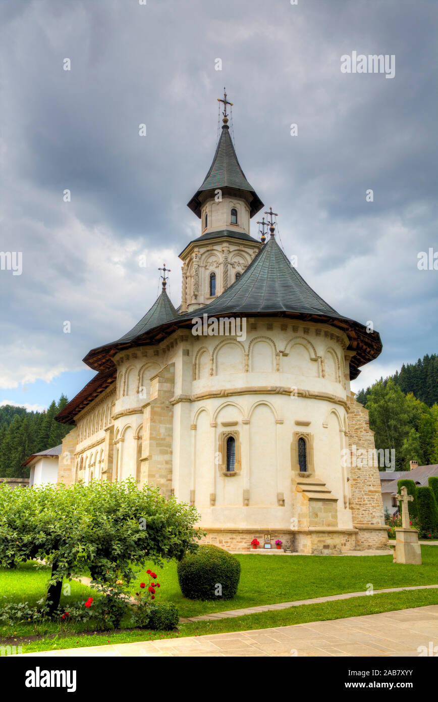 Putna Monastery, 1466, Putna, Suceava County, Romania, Europe Stock ...