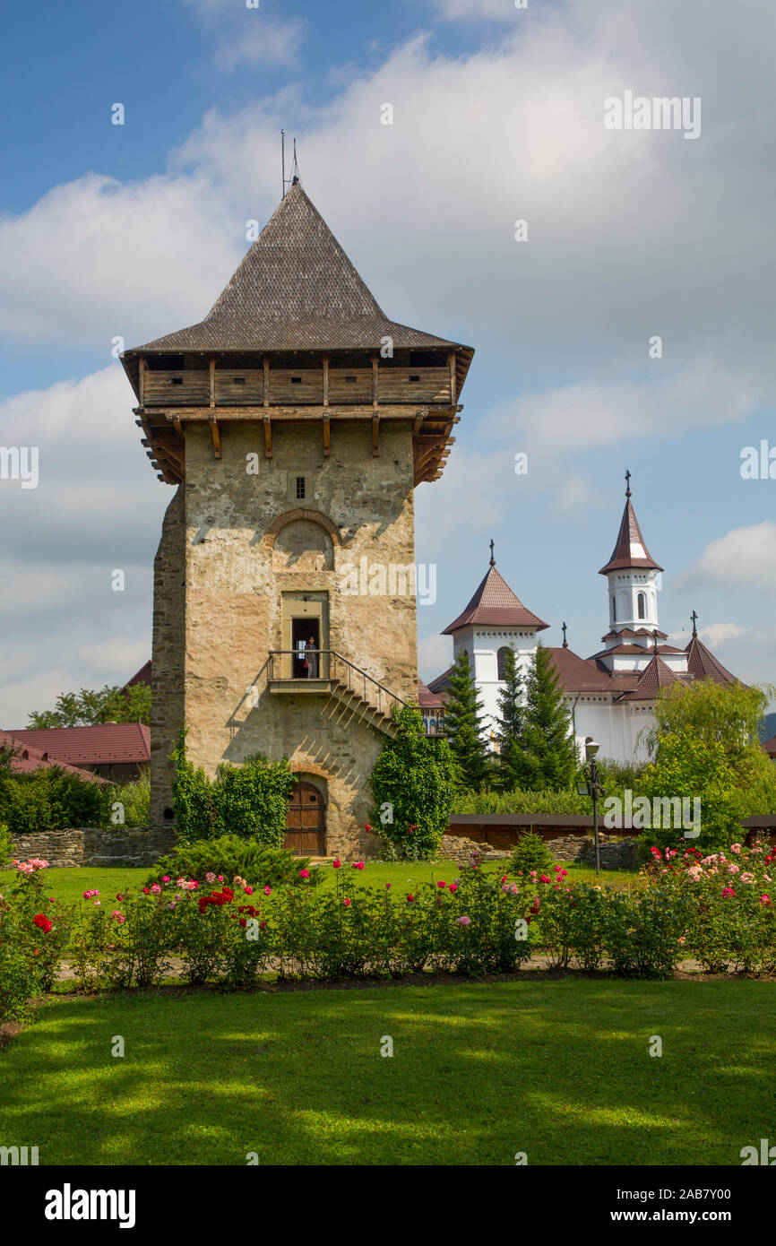 Tower, Humor Monastery, 1530, UNESCO World Heritage Site, Manastirea ...