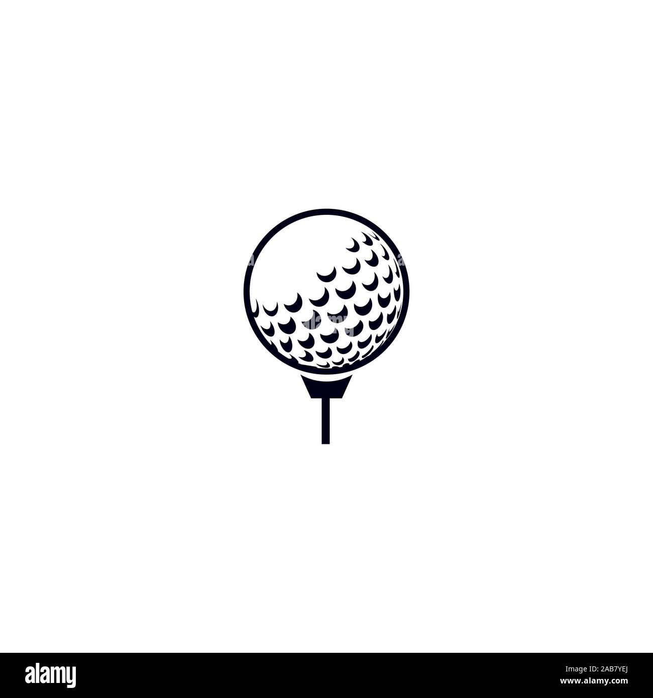 golf ball logo concept icon Stock Vector Image & Art - Alamy