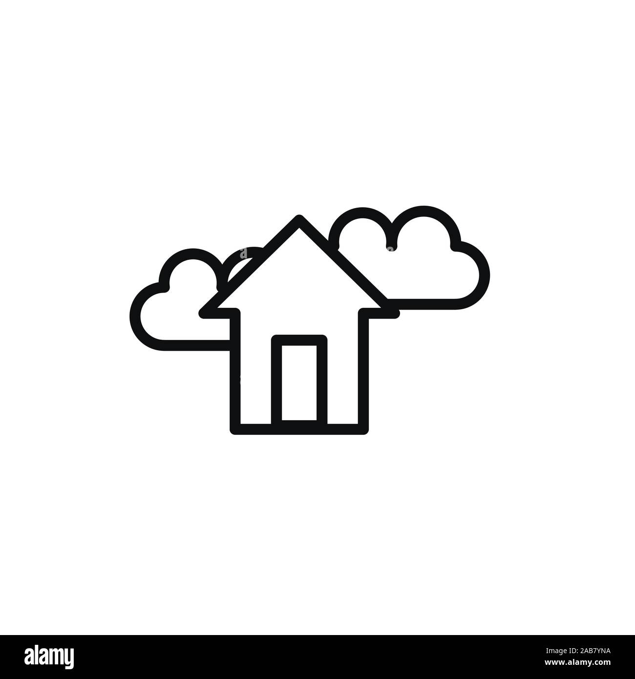 Home security logo network Black and White Stock Photos & Images - Alamy