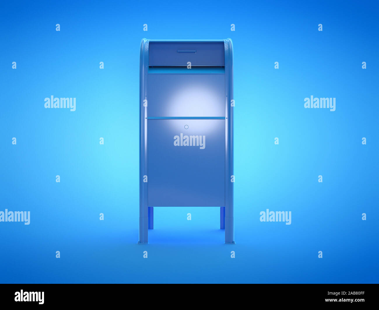 Blue Mailbox High Resolution Stock Photography and Images - Alamy