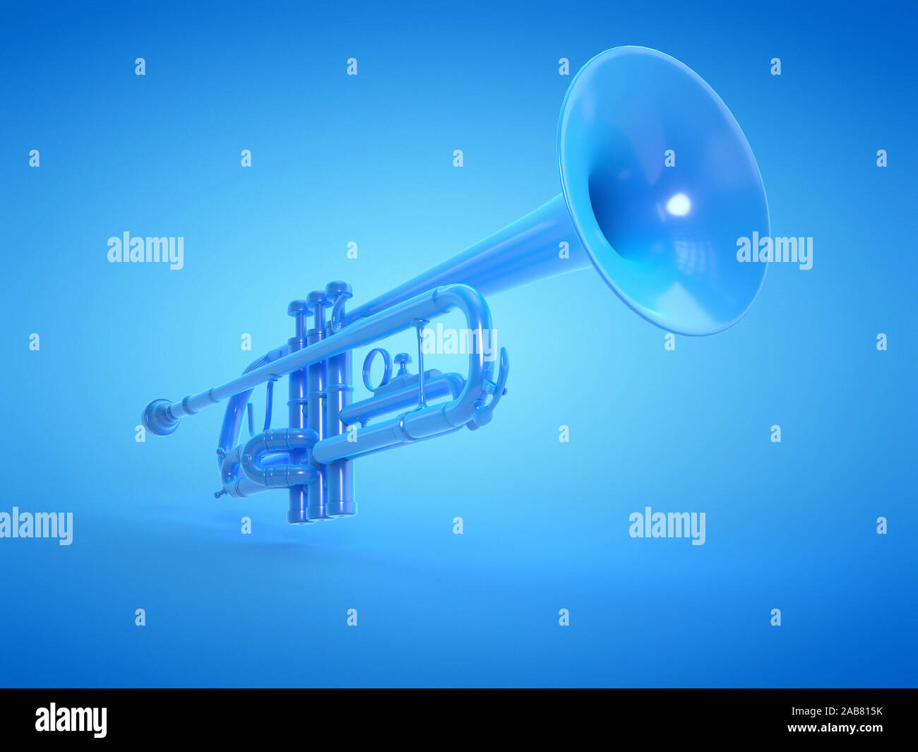 Blue note jazz trumpet hi-res stock photography and images - Alamy