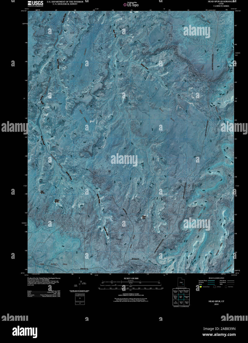 UT Head Spur 20101119 TM Inverted Restoration Stock Photo - Alamy