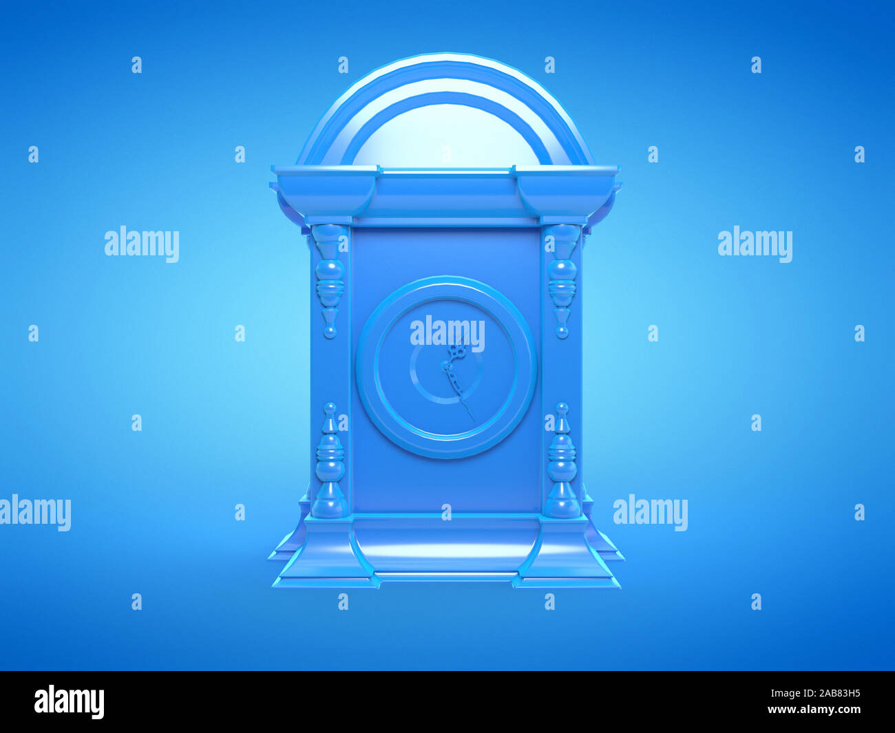 3d rendered illustration of a blue radio Stock Photo - Alamy
