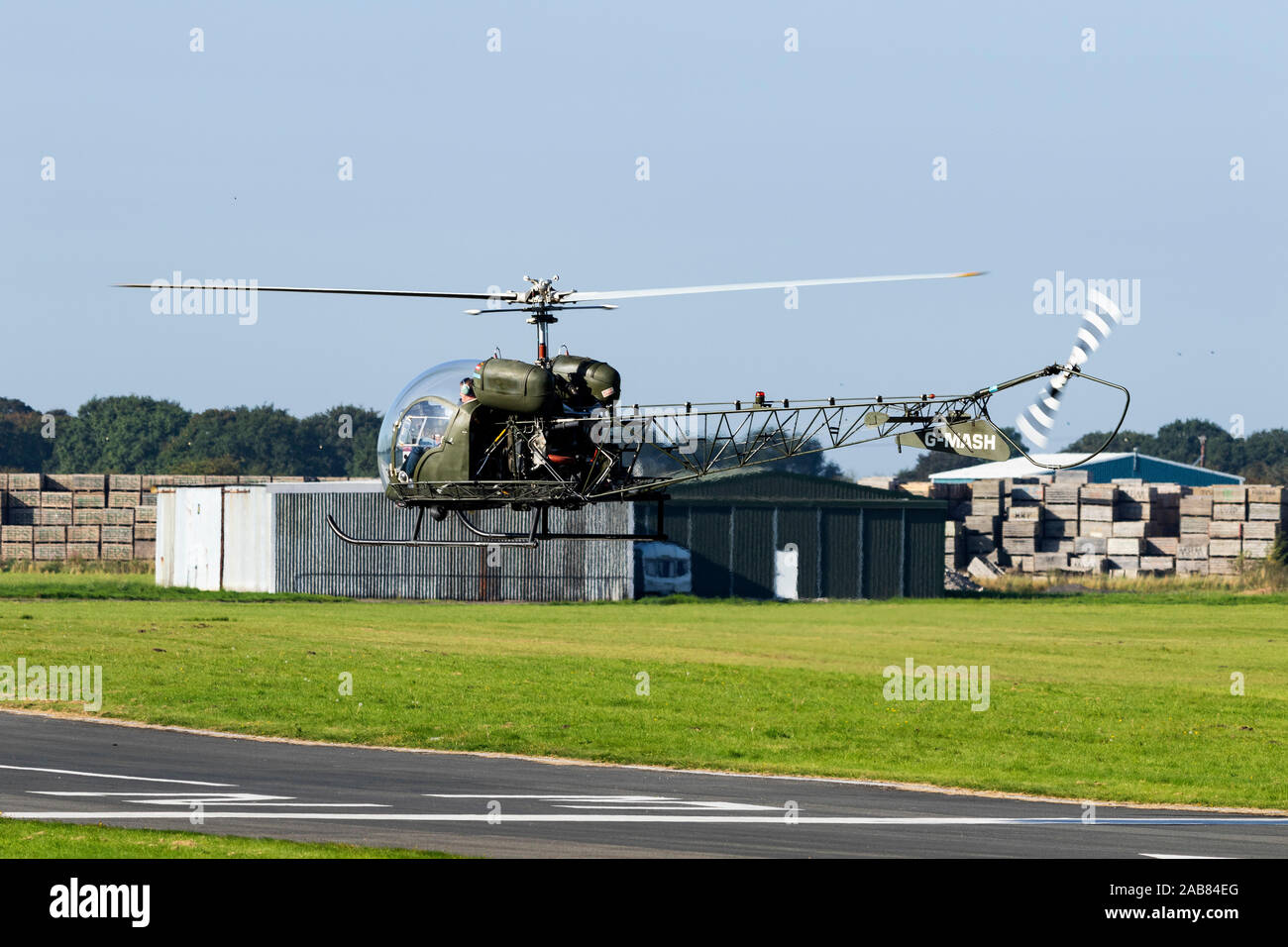 Bell (Westland) 47G-4A G-MASH Stock Photo - Alamy
