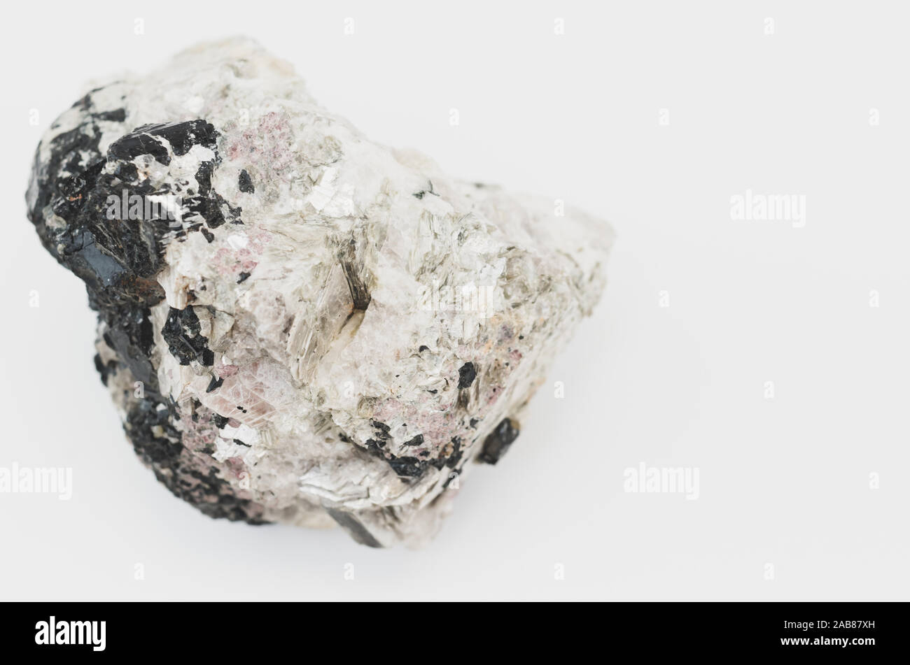 mineralogy science - rock sample Stock Photo - Alamy