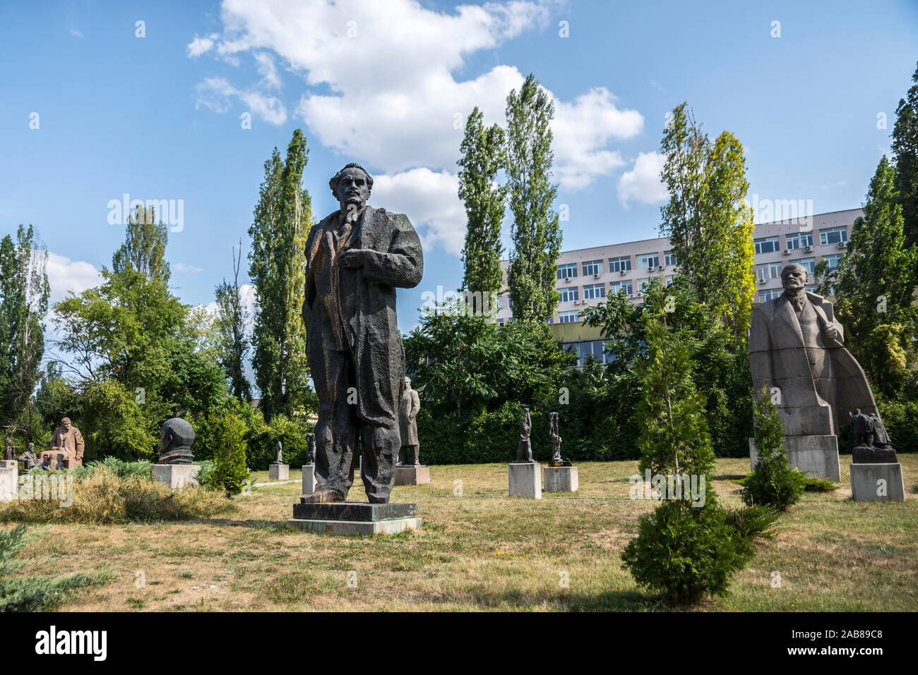 Giorgio Dimitrov statue, Museum of Socialist Art, Sofia, Bulgaria Stock ...