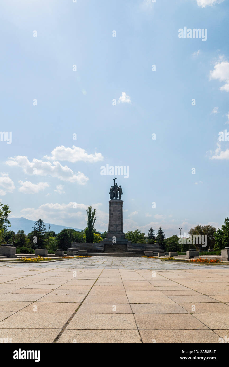 The Monument to the Soviet Army, Sofia, Bulgaria Stock Photo - Alamy