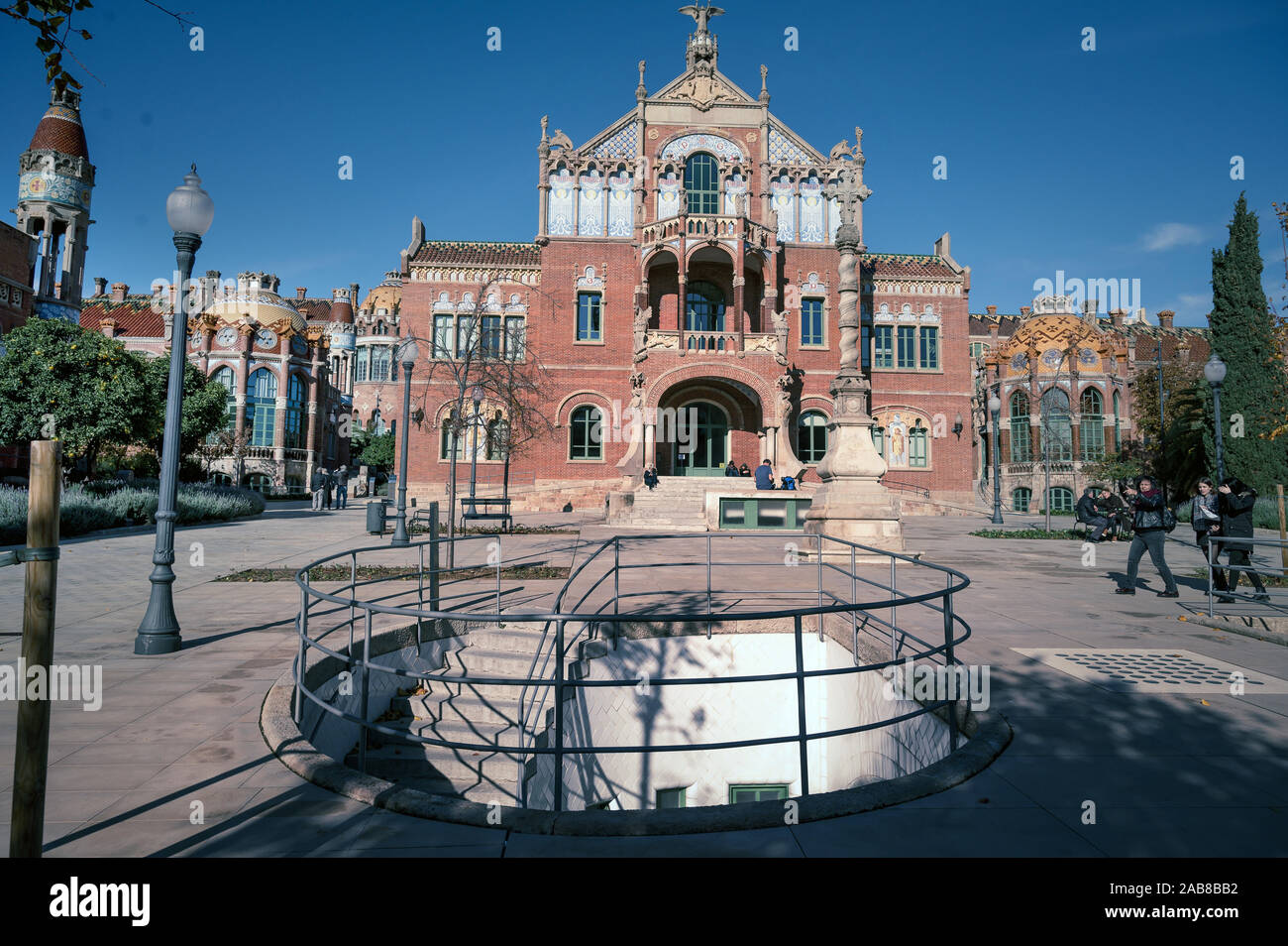 Art Nouveau Hospital de Sant Pau, Barcelona was designed by Lluís ...