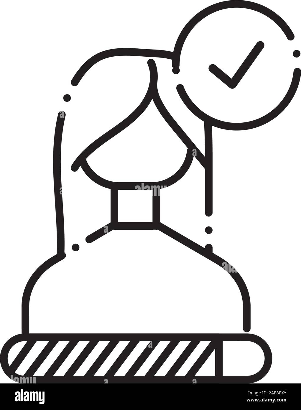 Girl voting Stock Vector Images - Alamy