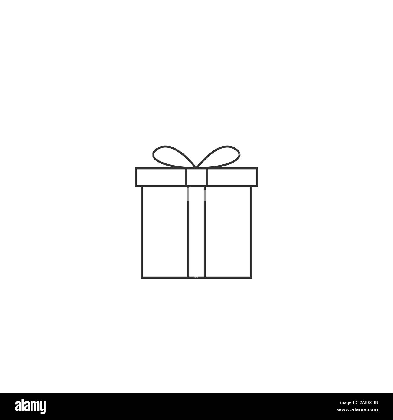 Gift box icon Stock Vector Image & Art - Alamy