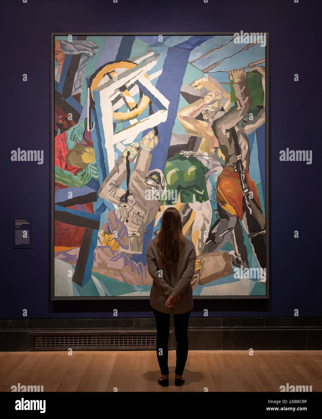 National Gallery, London, UK. 26th November 2019. Young Bomberg and the ...
