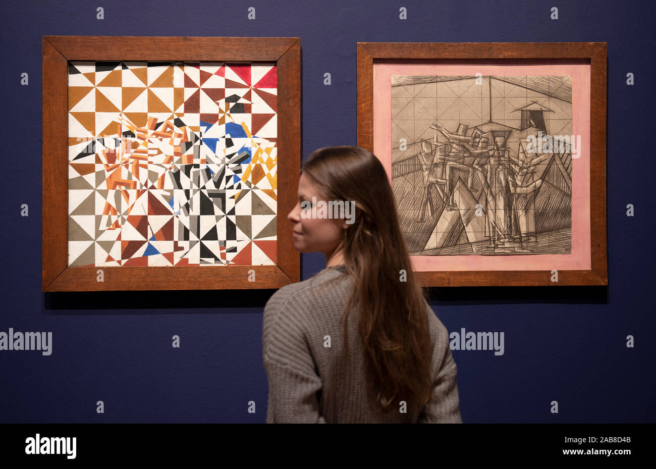 National Gallery, London, UK. 26th November 2019. Young Bomberg and the ...