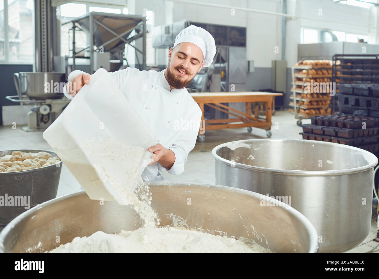 Flour production hi-res stock photography and images - Alamy