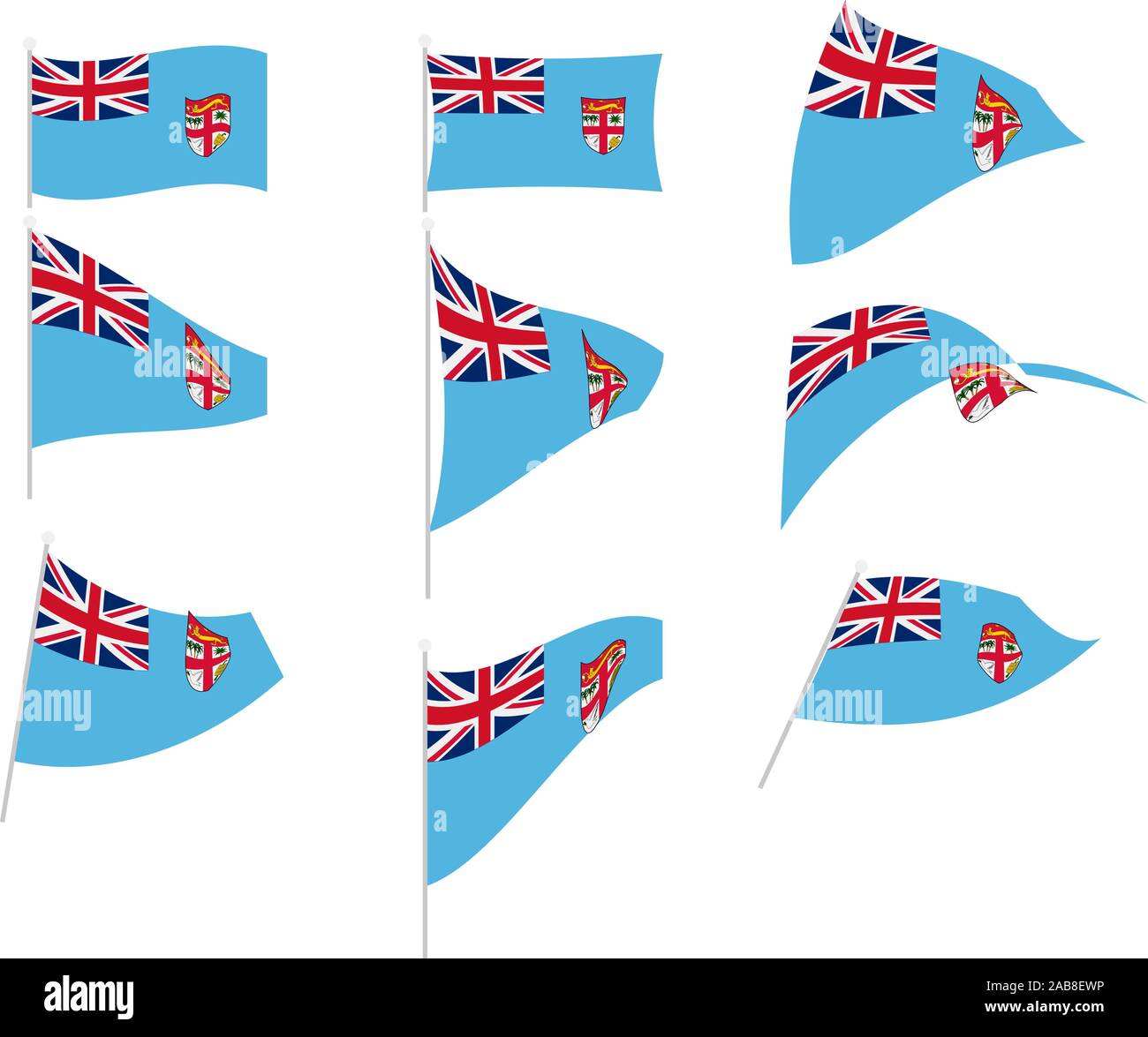 Fiji vector illustration design hi-res stock photography and images - Alamy