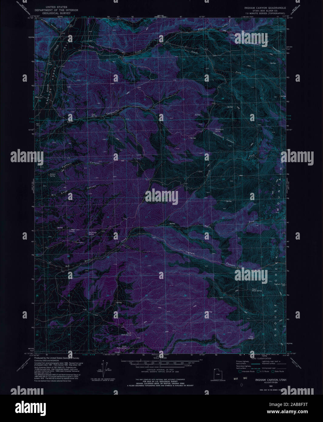Map of ingham hi-res stock photography and images - Alamy