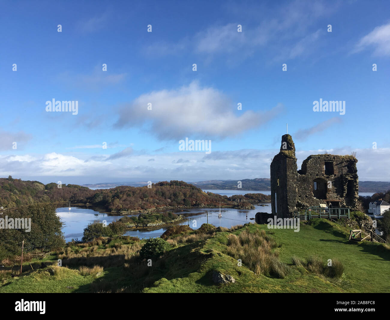 Scenic views in Tarbert, Scotland Stock Photo - Alamy