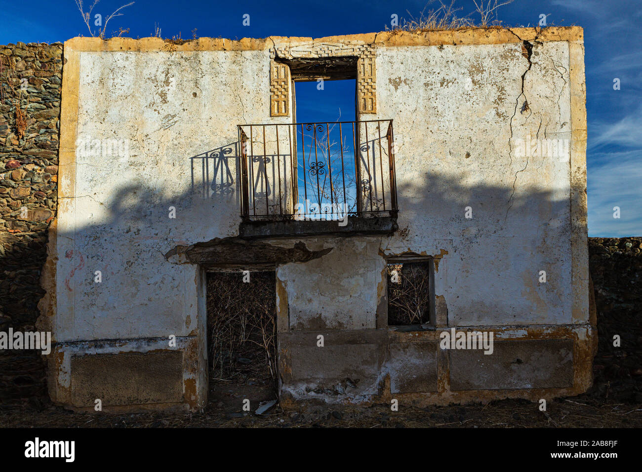 Ruins Abandoned Village In Spanish Stock Photos & Ruins Abandoned ...