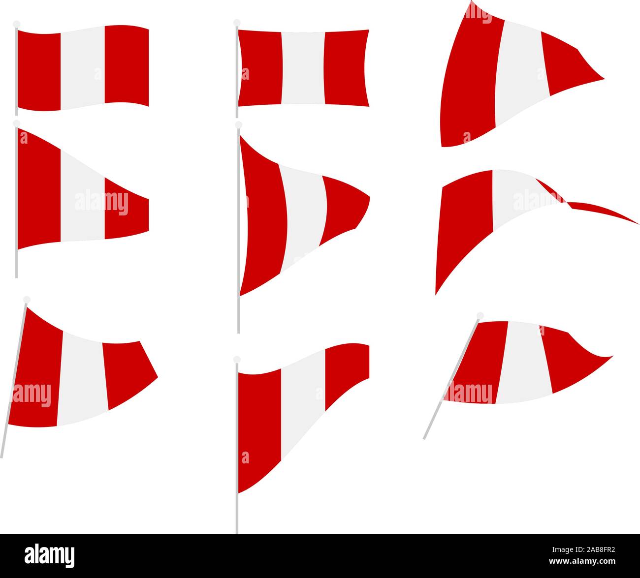 Vector Drawing of Set with Peru Flag Stock Vector Image & Art - Alamy