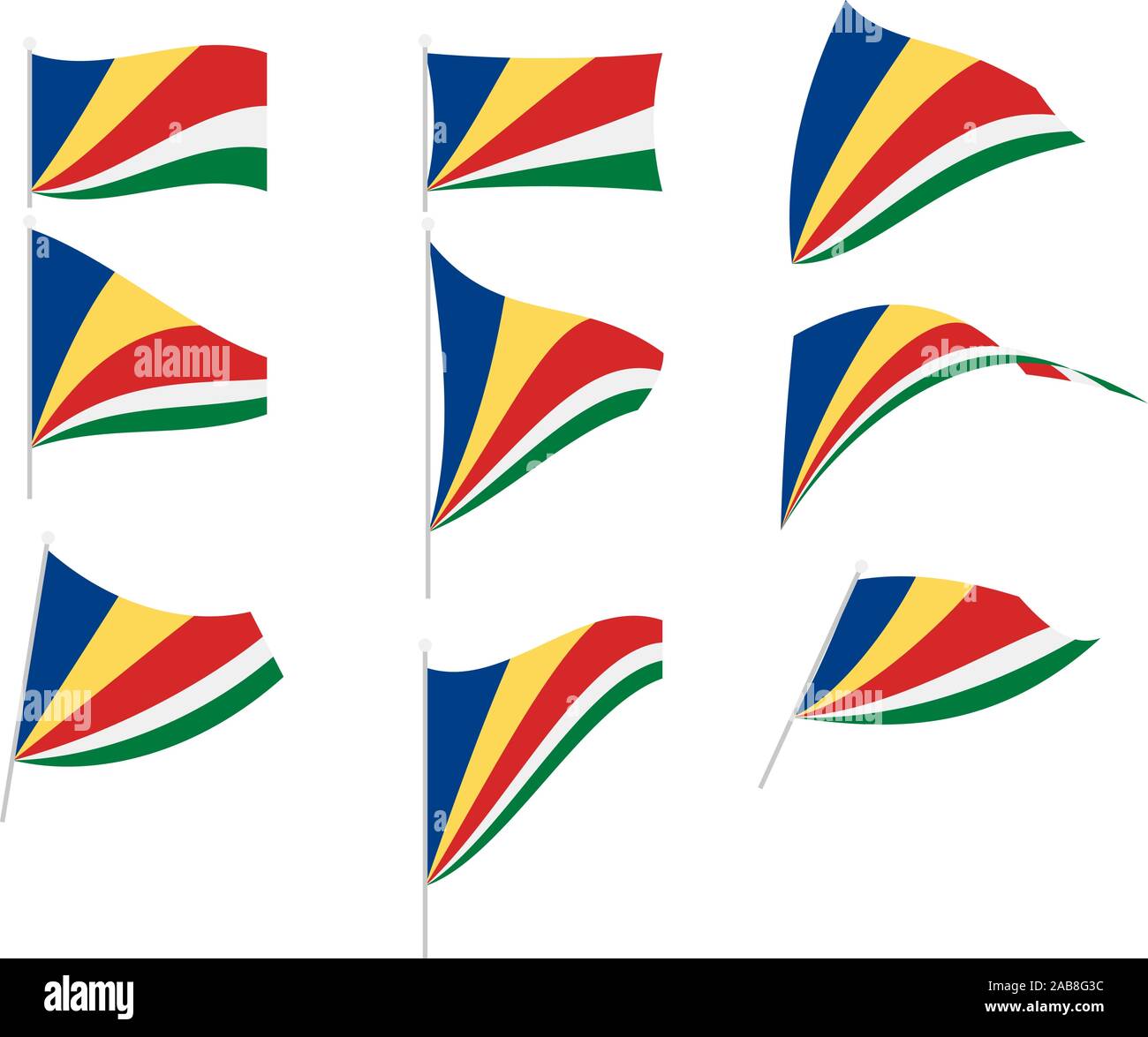 Seychelles vector illustration Cut Out Stock Images & Pictures - Alamy