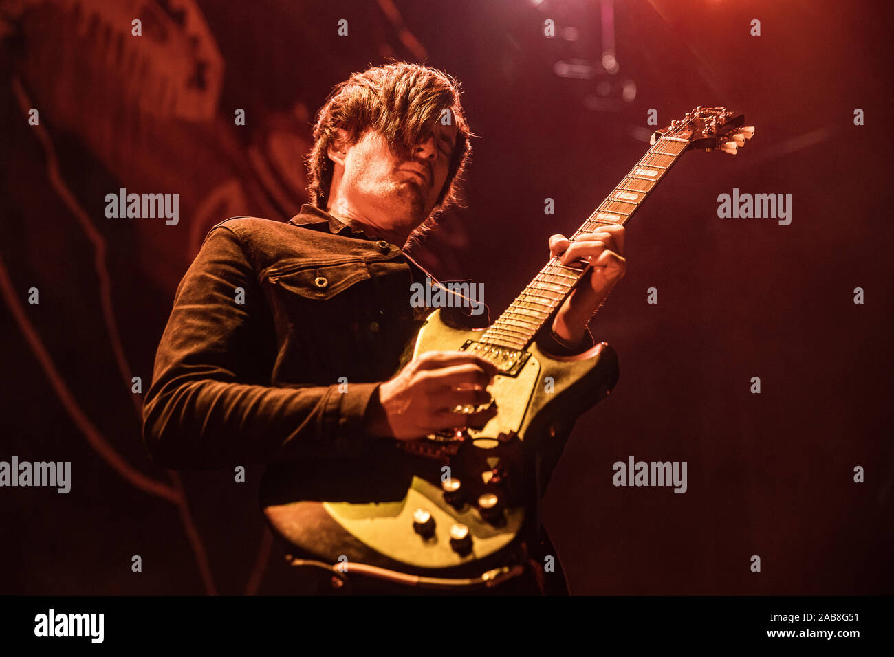 Copenhagen, Denmark. 25th, November 2019. The American rock band All Them Witches performs a ...